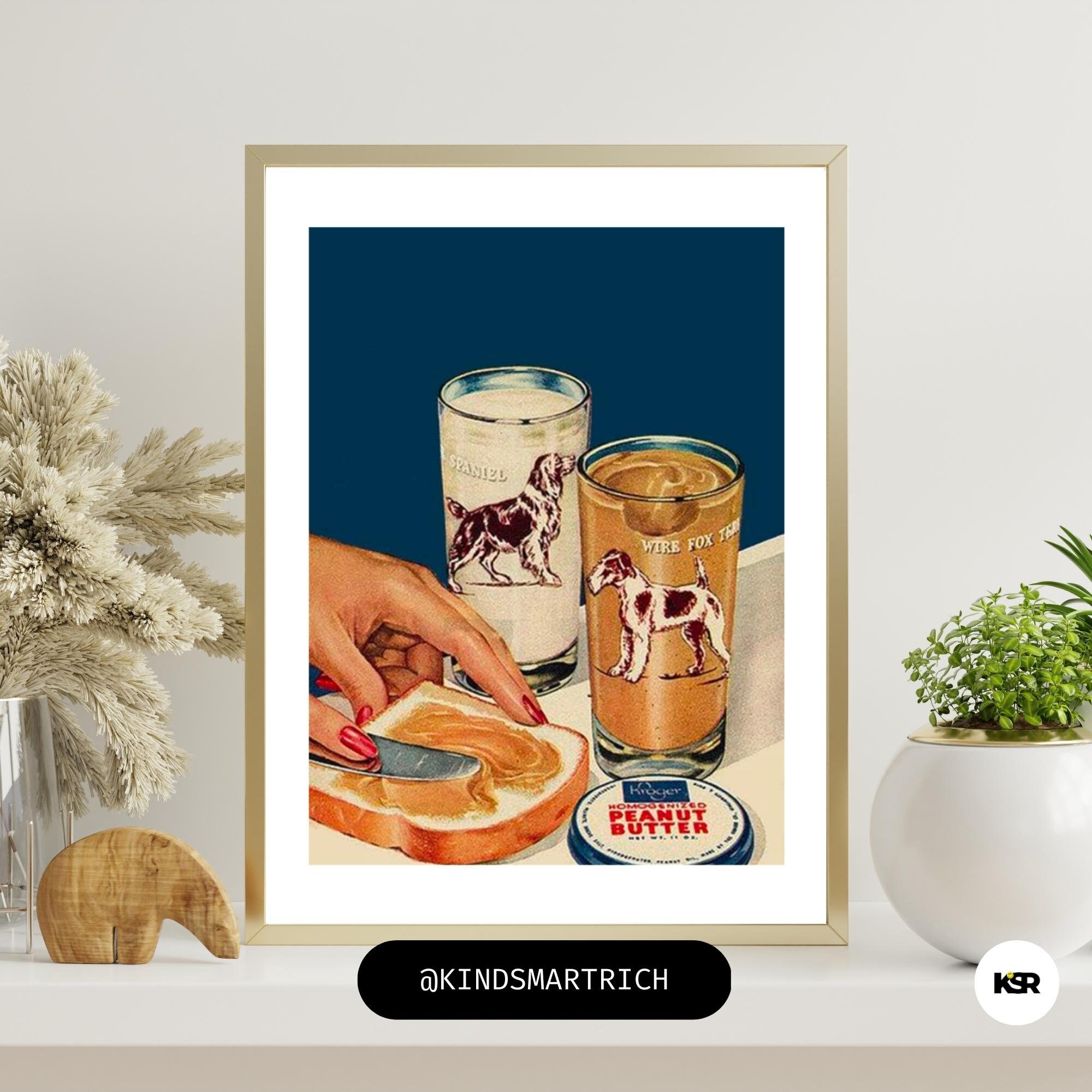 Vintage Breakfast Poster Trendy Retro Wall Art Food & Drink - Etsy