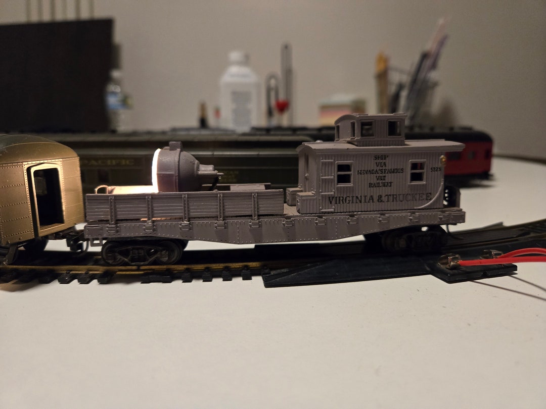 Vintage HO Scale Life Like Virginia Truckee Spot Light Caboose Work ...