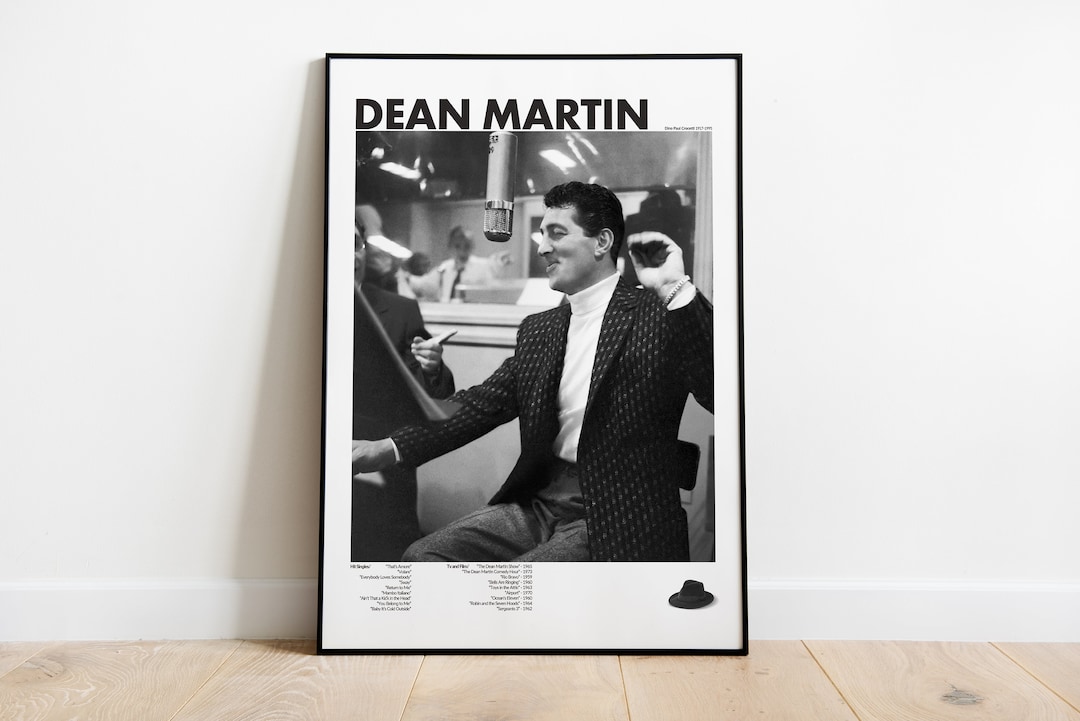 Dean Martin Poster No Frame - Etsy