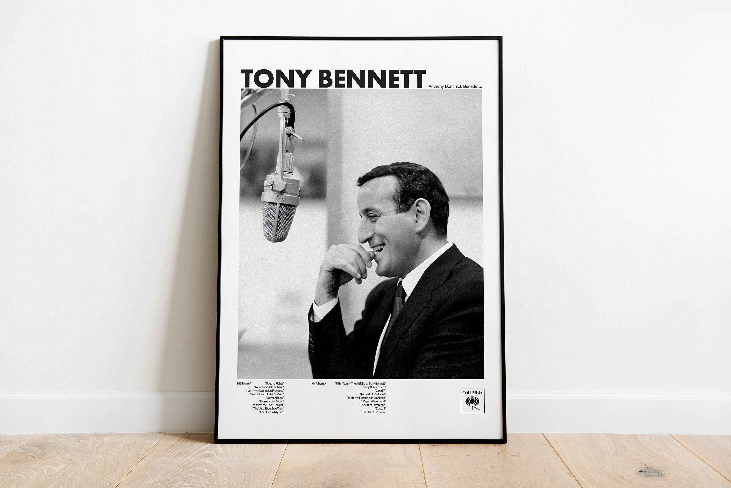Tony Bennett Poster Greatest Hits Tribute Rare Photo Print No - Etsy