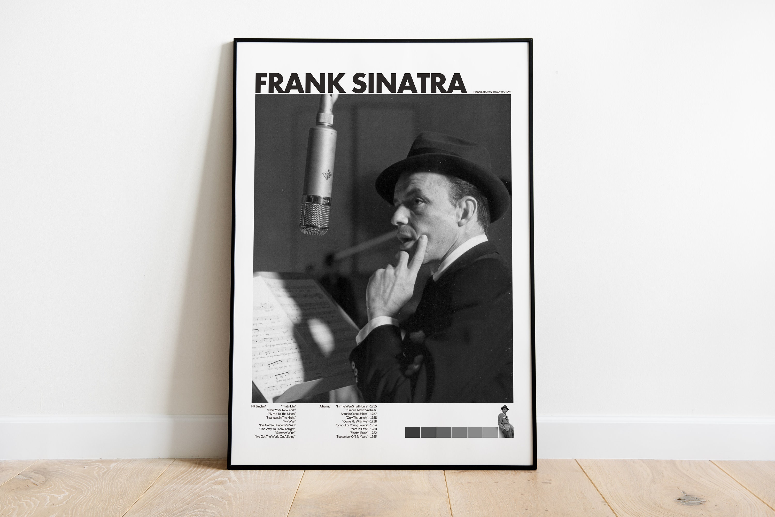 Sinatra, Martin, Bennett, Iconic Trio Poster Set, Legends of the Golden ...