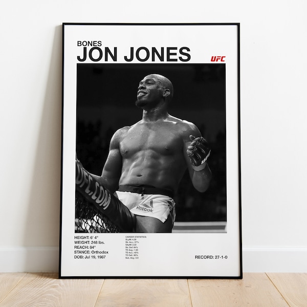 Jon Jones Poster - Etsy