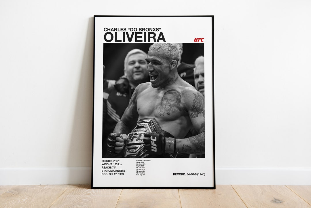 Charles Oliveira Poster UFC Wall Art - Etsy