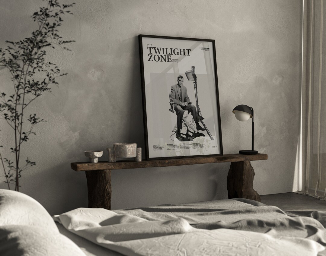 The Twilight Zone 1959 Inspired Poster Rod Serling Tv Series Wall Art