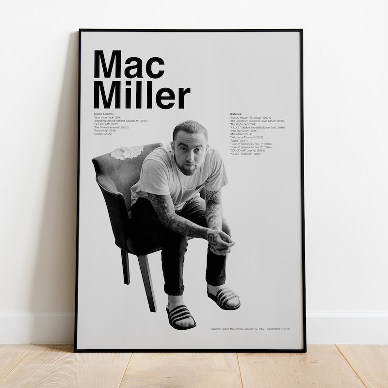 Mac Miller Poster - Etsy