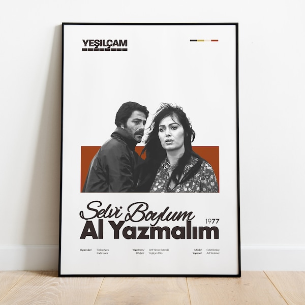 Vintage Turkish Movie Poster - Etsy