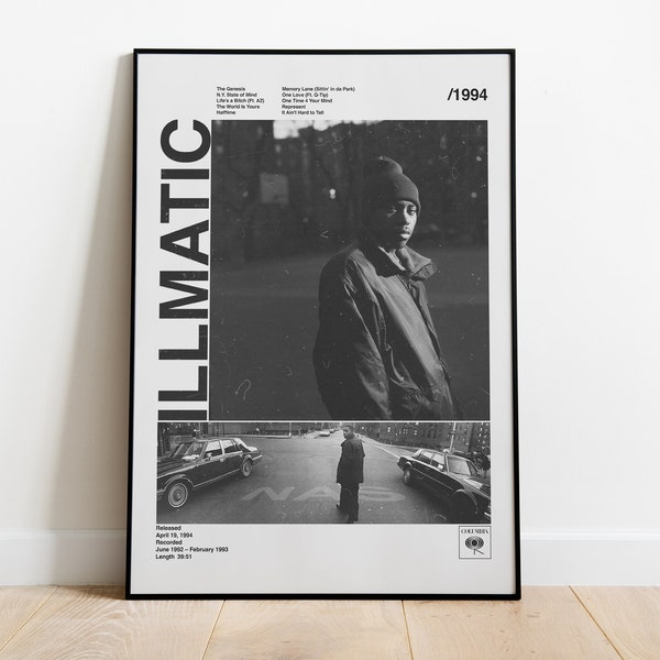 Hip Hop Black and White Poster - Etsy