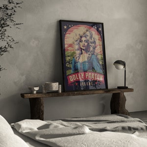 Dolly Parton Jolene Tribute Poster Country Music Wall Art Vintage Old ...