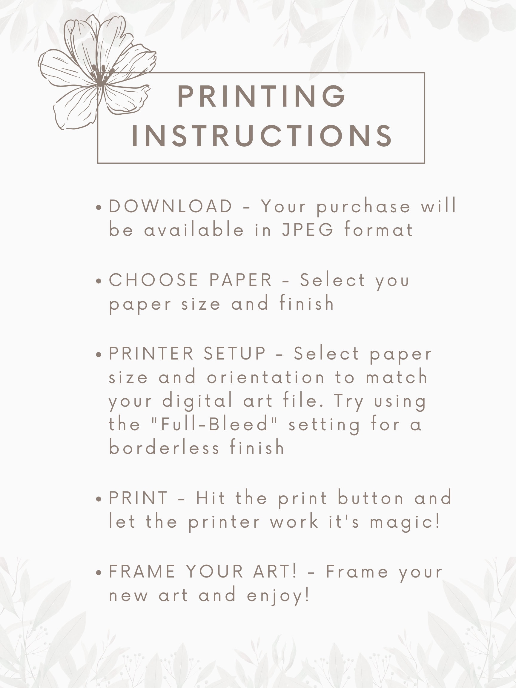 Flower Initial D, Instant Download, Flower Monogram D Art, Monogram ...