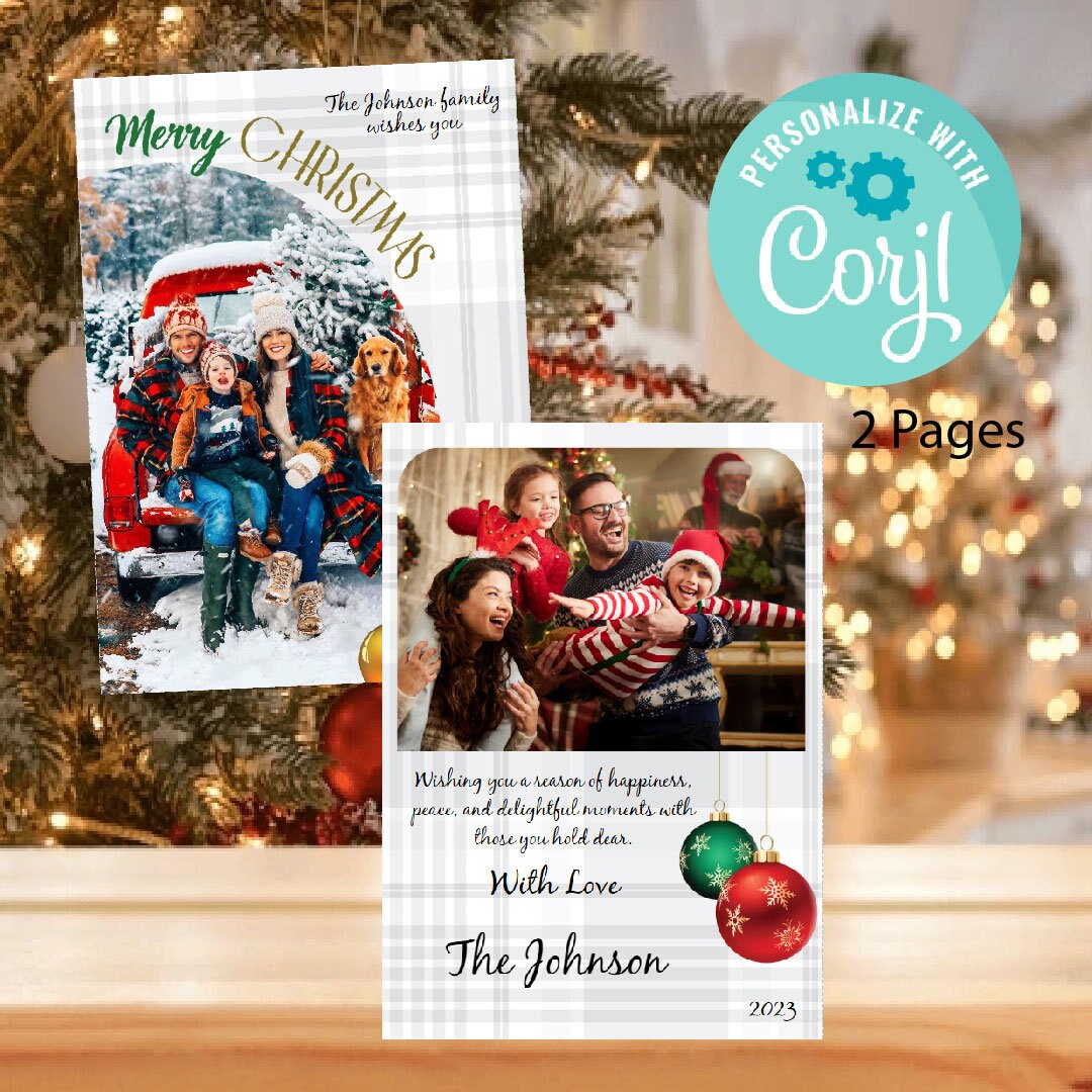 PRINTABLE Spread Joy With Our Printable Christmas Cards - Etsy