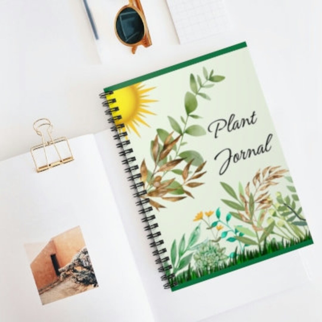 Plant Journal, Notebook, Spiral Notebook, Journal, Plants, Garden ...