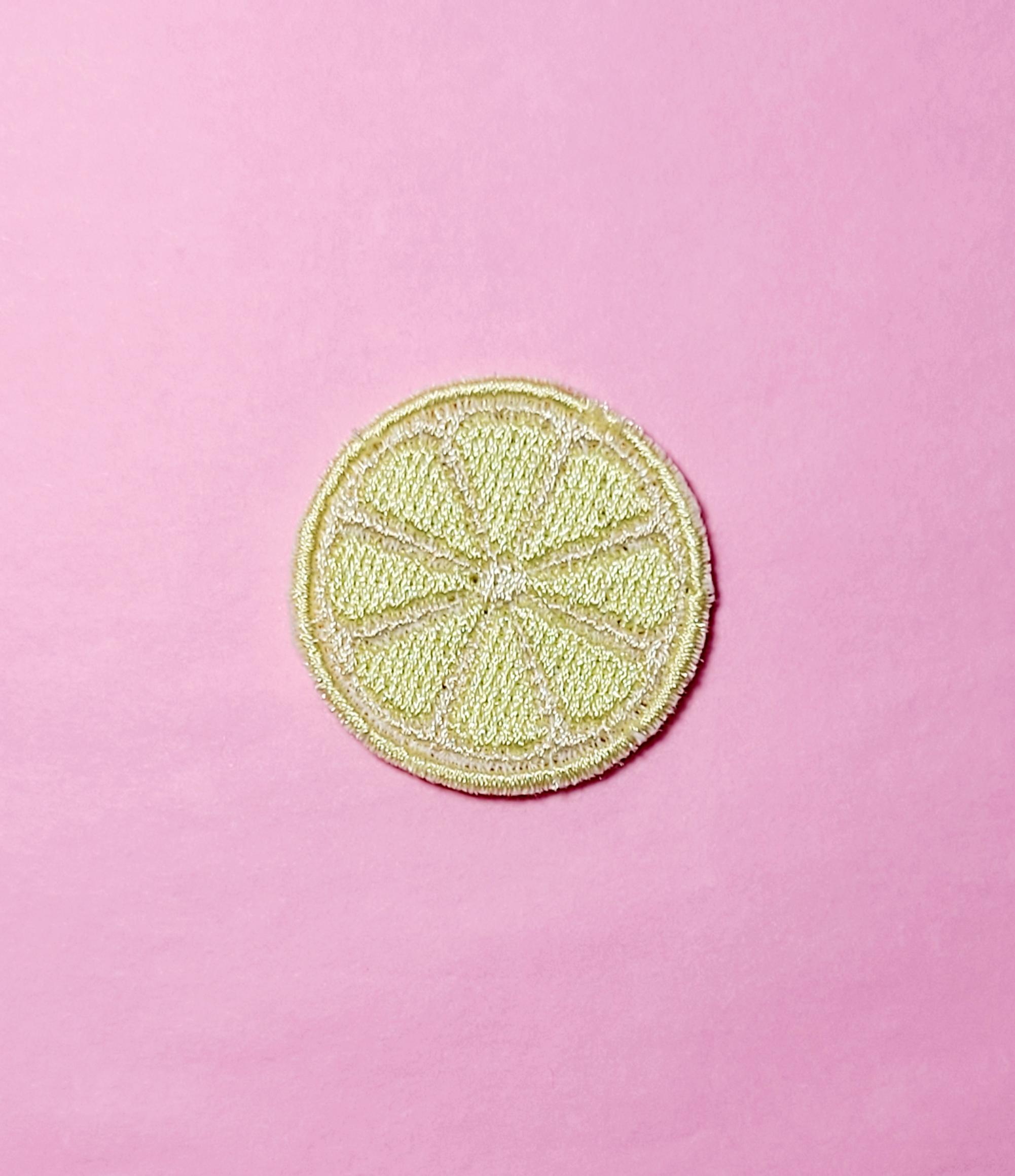 Lemon & Lime Slice Iron-on Patch Set - A Slice of Summery Fun ...