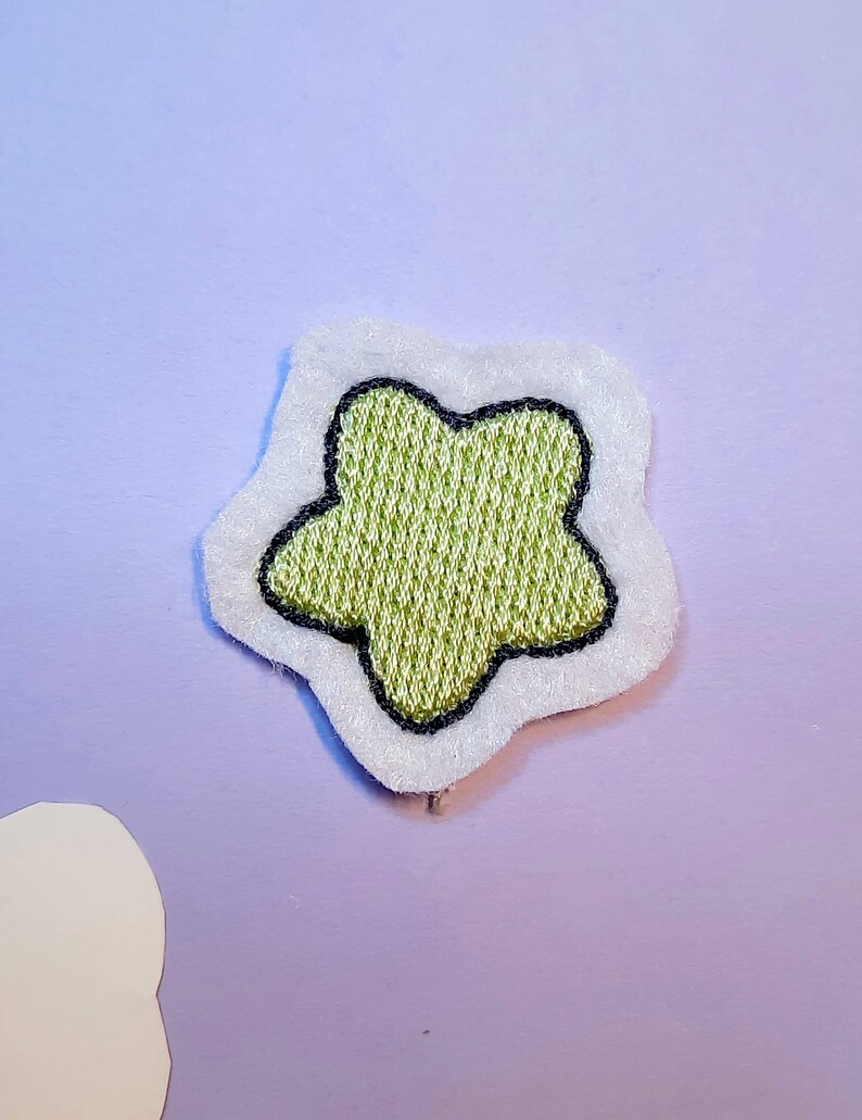 Colorful Starry Night Mini Iron-on Embroidery Patches - 5 Options ...