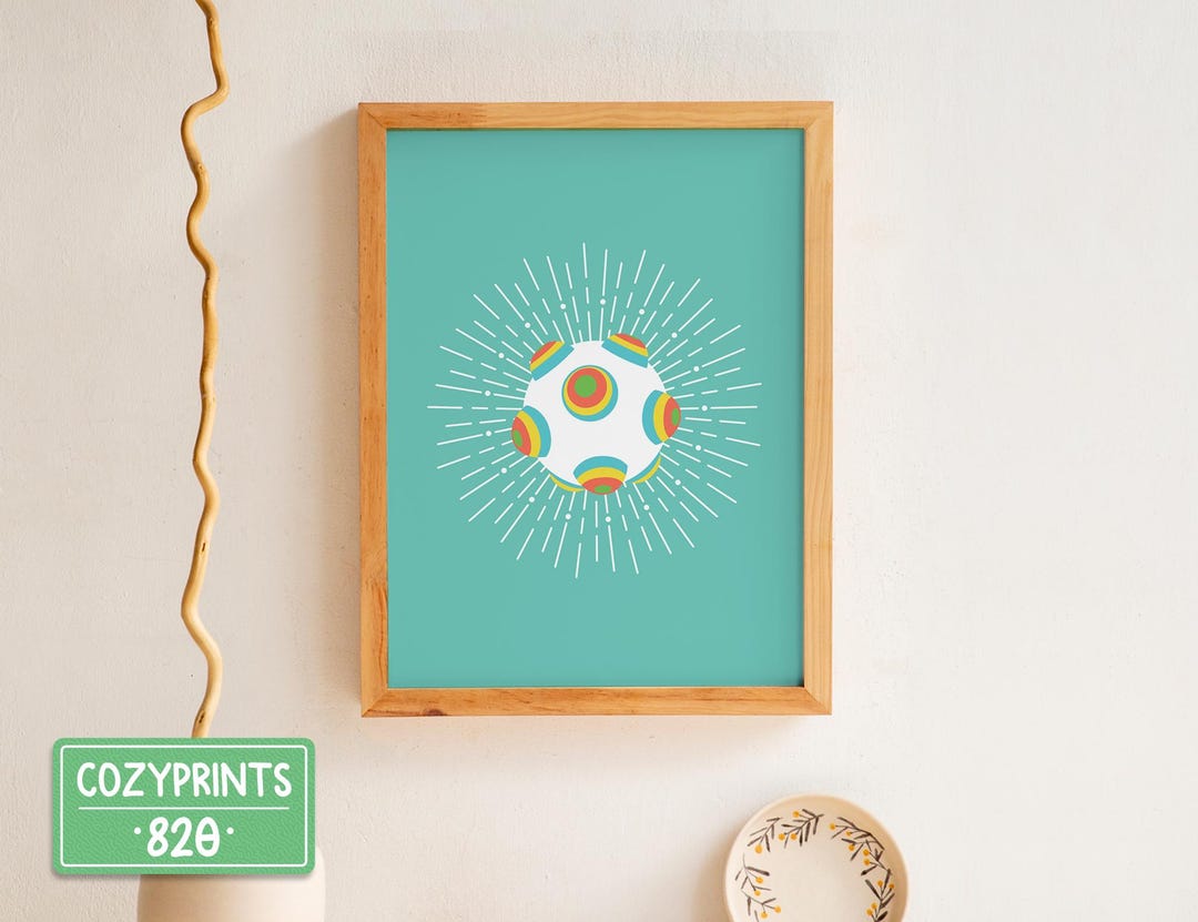 Katamari Wall Art | Gaming Poster | Gaming Decor | Sun Burst | Nerd ...