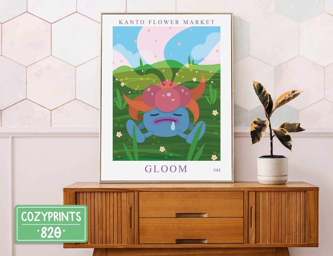 Gloom Wall Art | Gaming Poster | Gamer Room | Green Leaves Grass | Nerd ...