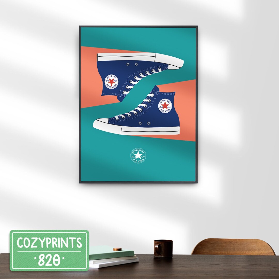 Sneakerhead Wall Art Print | Printable Modern Minimalist Sneaker Poster ...
