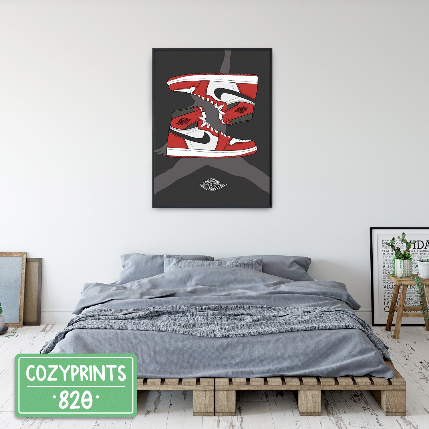 Sneakerhead Wall Art Prints | Printable Minimalist Sneaker Poster ...