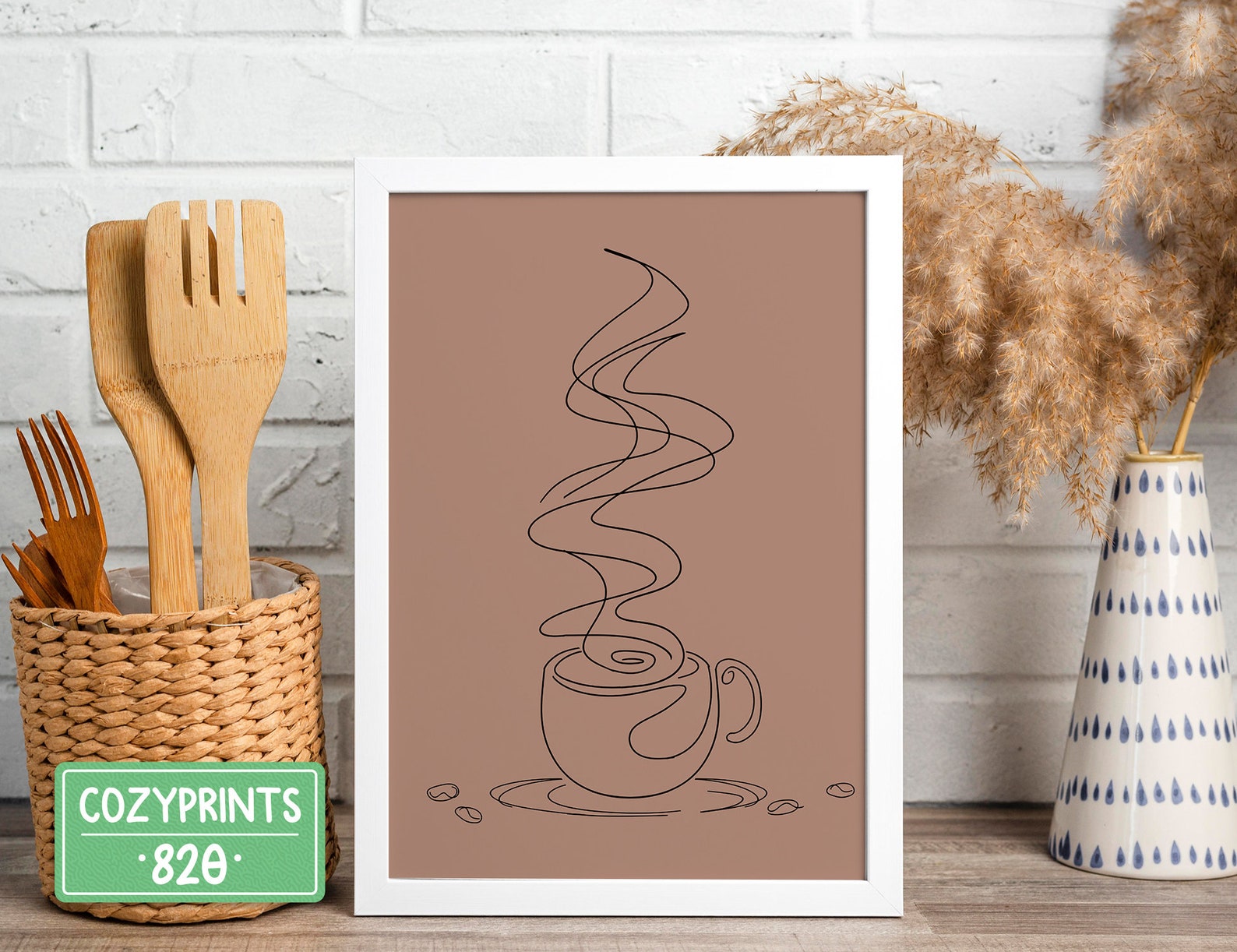 Coffee Kitchen Print | Printable Kitchen Wall Art | Coffee Lover Print ...