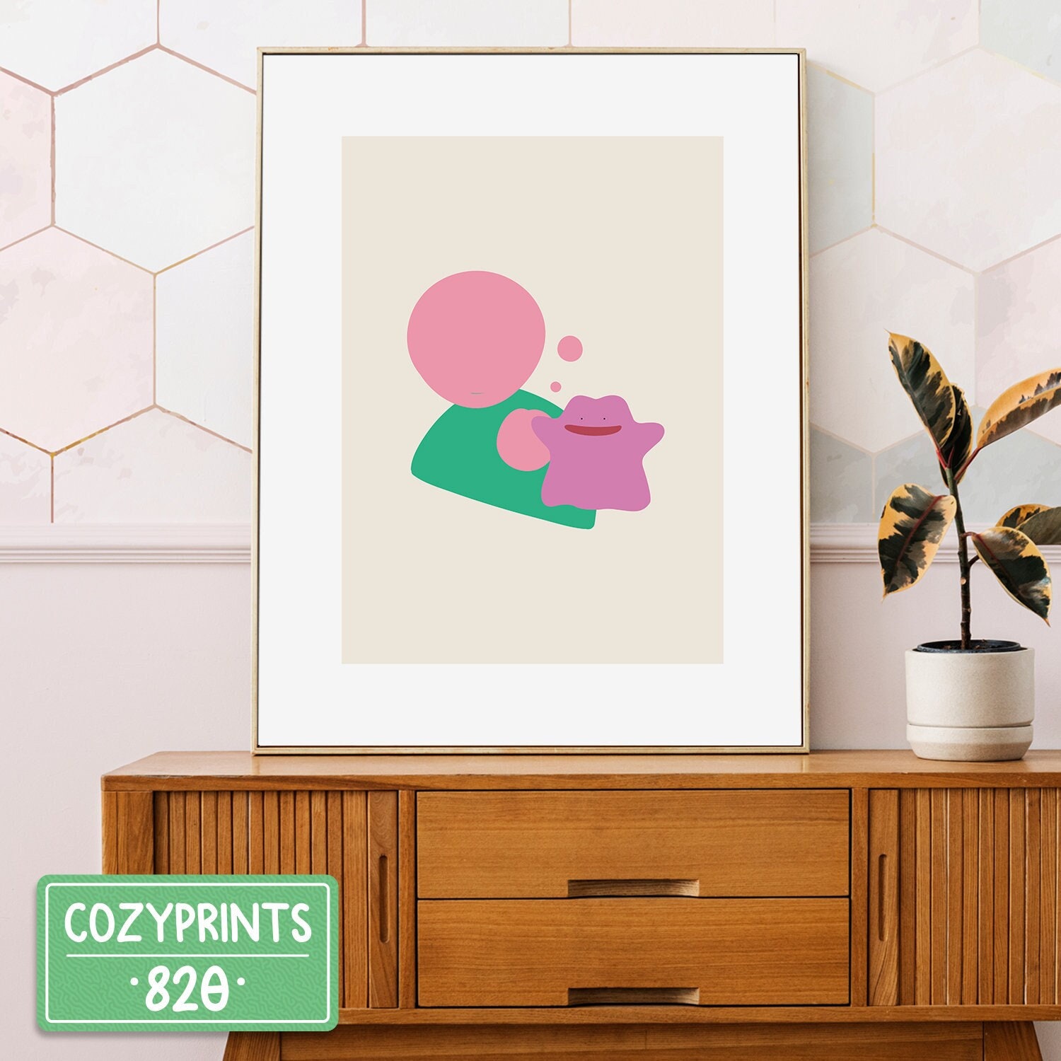 Ditto Wall Art Printable Minimalist Gaming Poster Gaming Decor Gamer ...