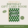 Birthday Gift Card Book, Printable Only, Digital Gift Card Book ...