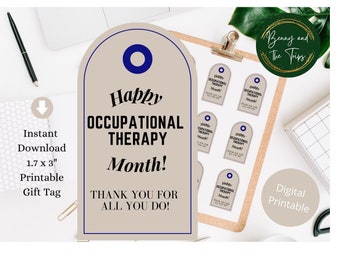 Happy Speech Therapy Month Gift Tags - Etsy