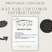 Trucker Hat Bar Editable Customer How to Instructions! Perfect for That ...