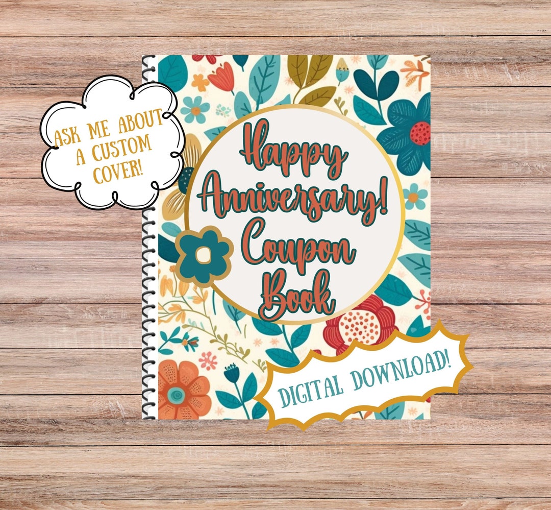 Anniversary Coupons: Printable and DIY, Perfect Anniversary Gift for ...
