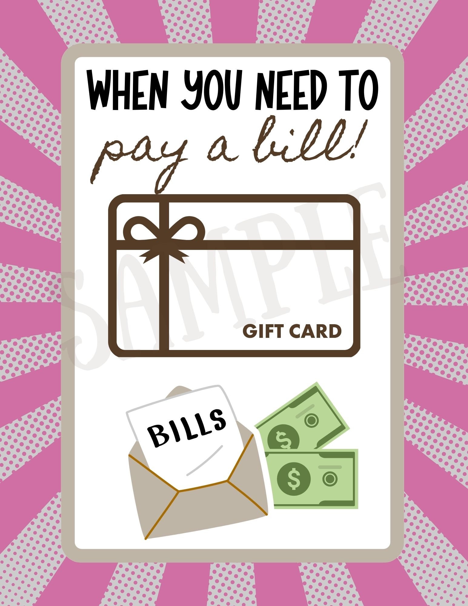 Mother's Day Gift Card Book, Printable Only, Digital Gift Card Book ...