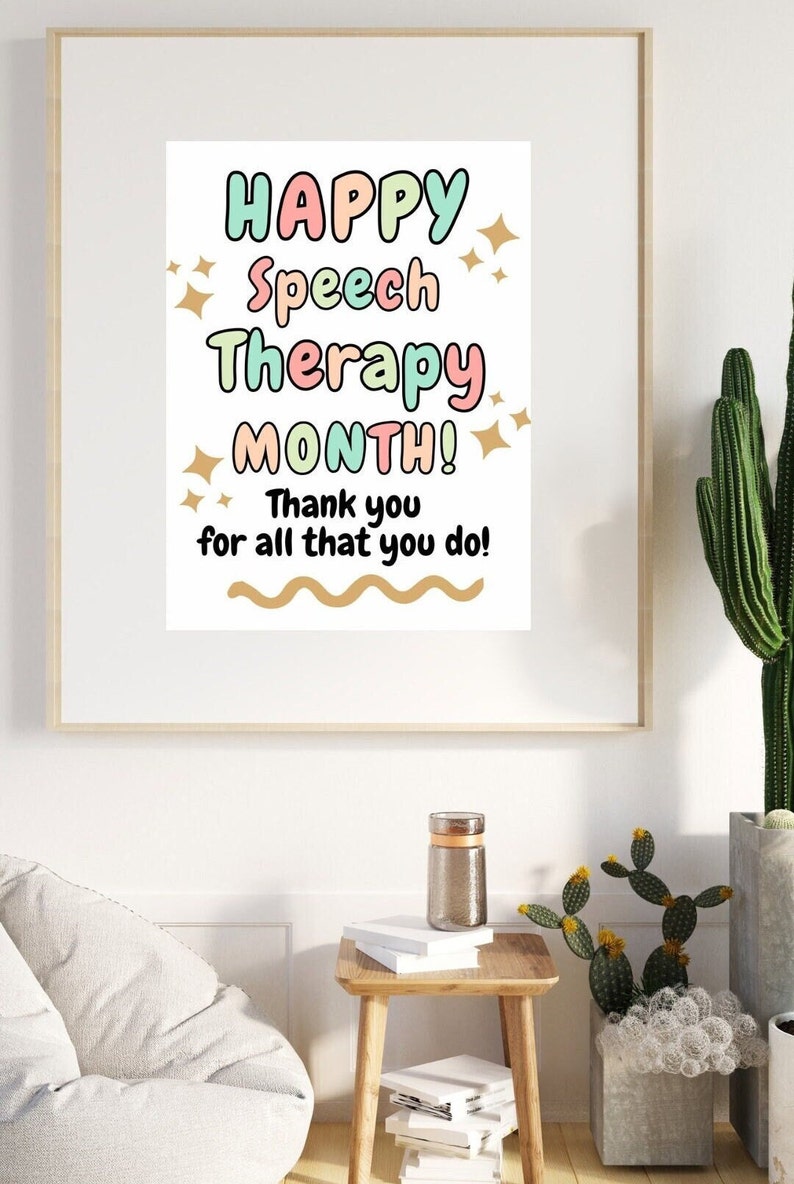 Better Hearing & Speech Posters and Happy Speech Therapy Posters ...