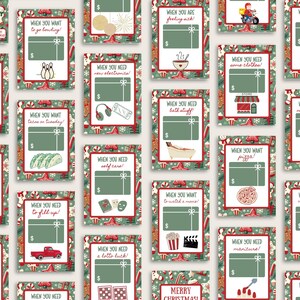 Christmas Gift Card Book, Editable Use When, Christmas Gift Card Holder ...