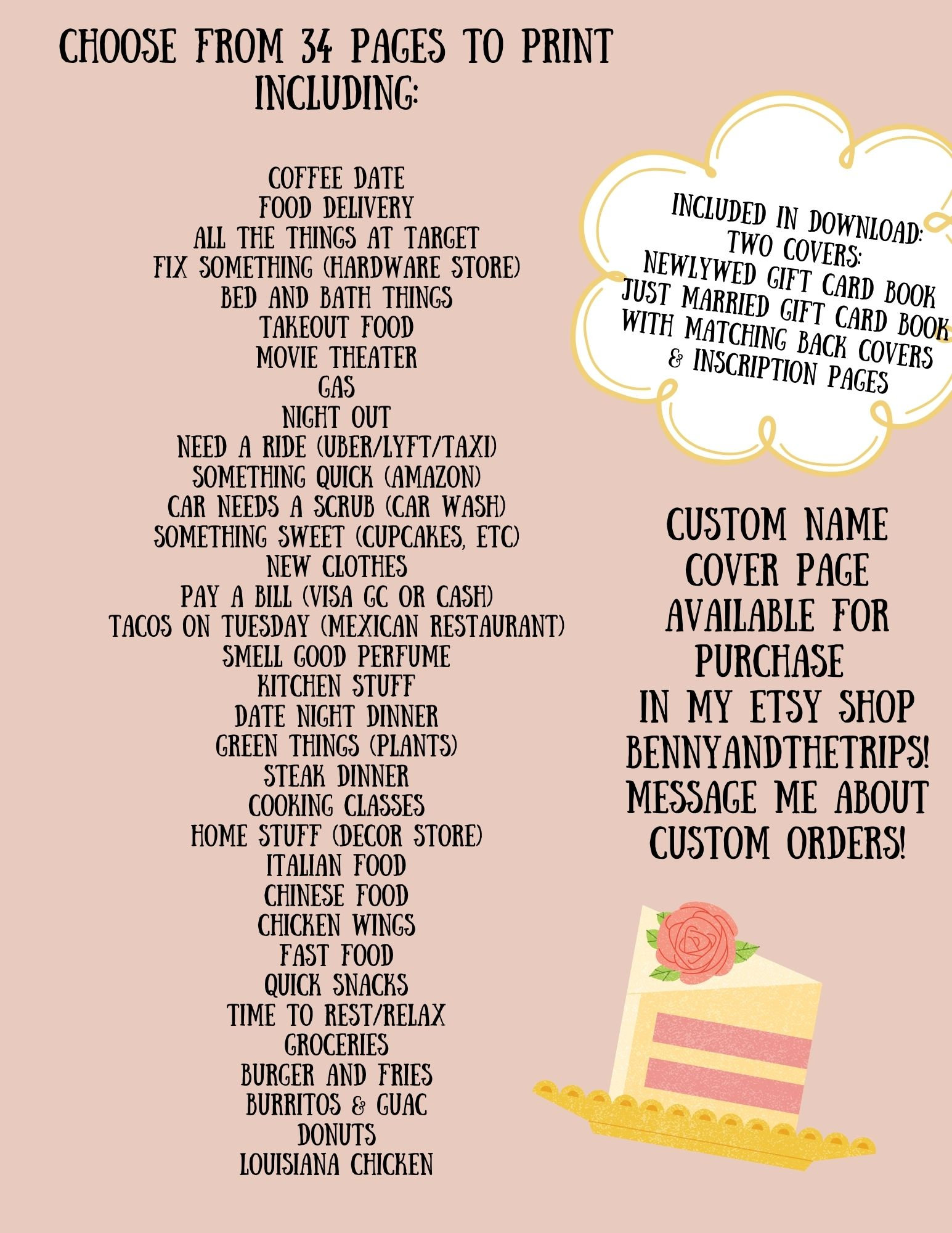 Just Married Digital Gift Card Book - Perfect Wedding Gift for ...