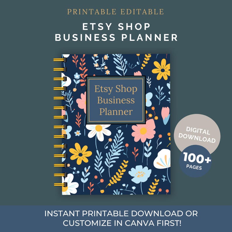 Etsy Listing Planner, Editable Templates, Printable Download, Etsy ...