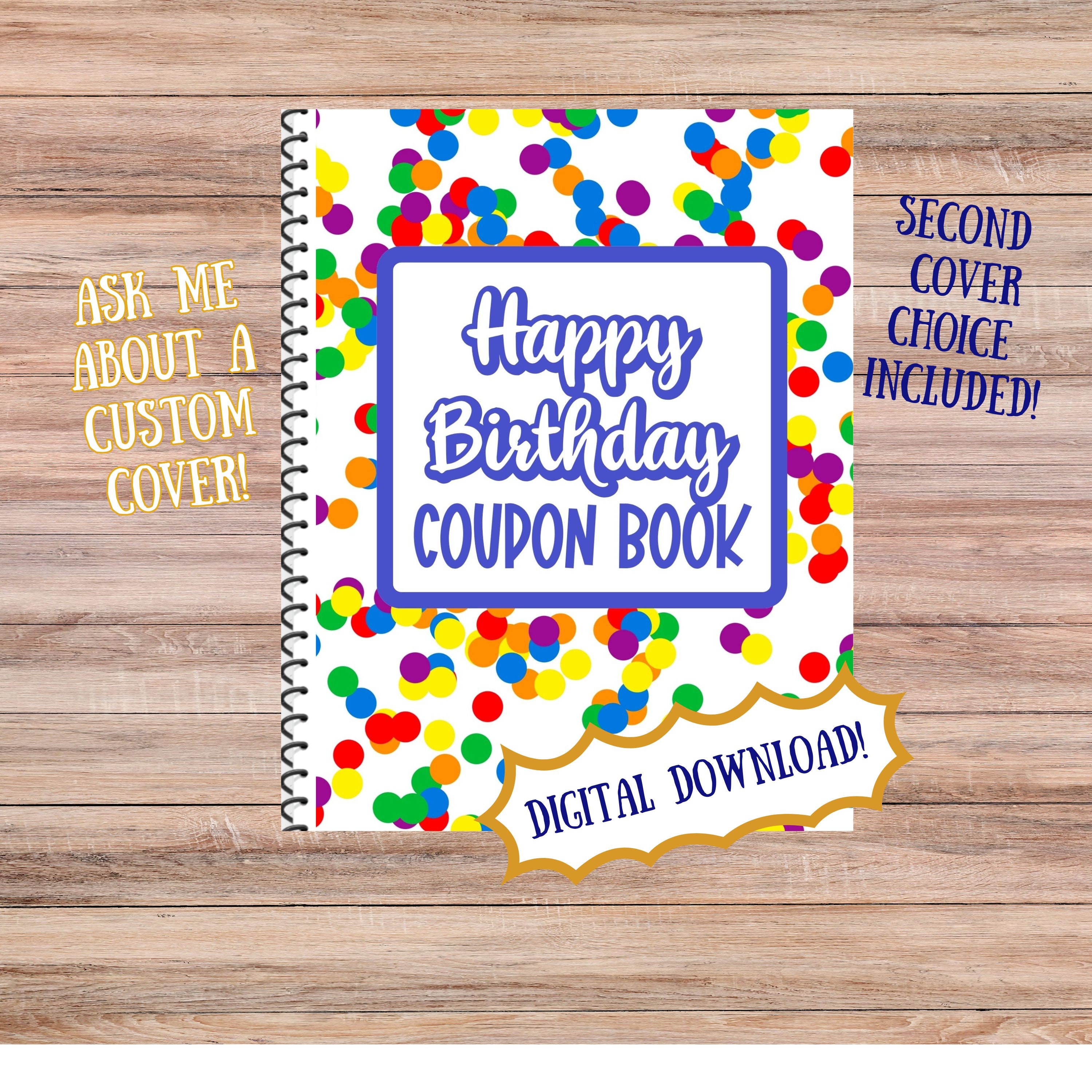 Coupon Book for Birthday: Printable and DIY, Perfect Birthday Gift ...