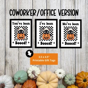 You've Been Booed" Printable Gift Tag, Boo Basket Gift Tag, Adorable ...