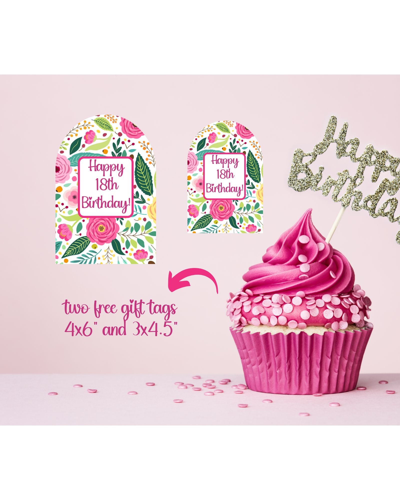 18th Birthday Printable Poster, 18th Birthday Gift, Digital File Only ...