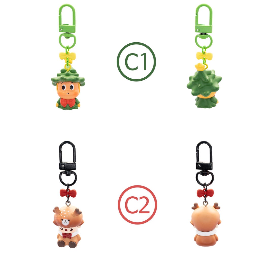 Popmart Limited Edition Pop Bean Keychain Charm 2024 Christmas, AMLLS ...