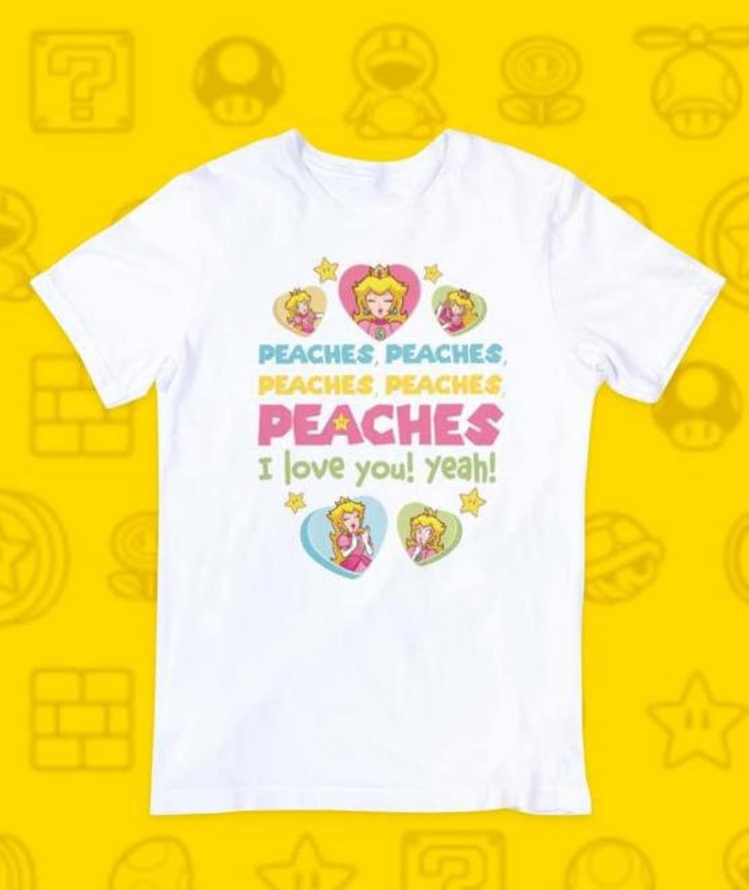 Princess Peach Peaches Design Digital Template - Etsy