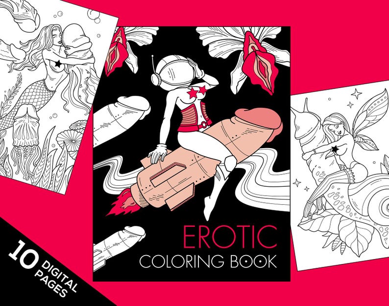 Erotic Coloring Book for Adults, Sexy, Naughty Coloring Pages, Digital Download, Printable PDF ...