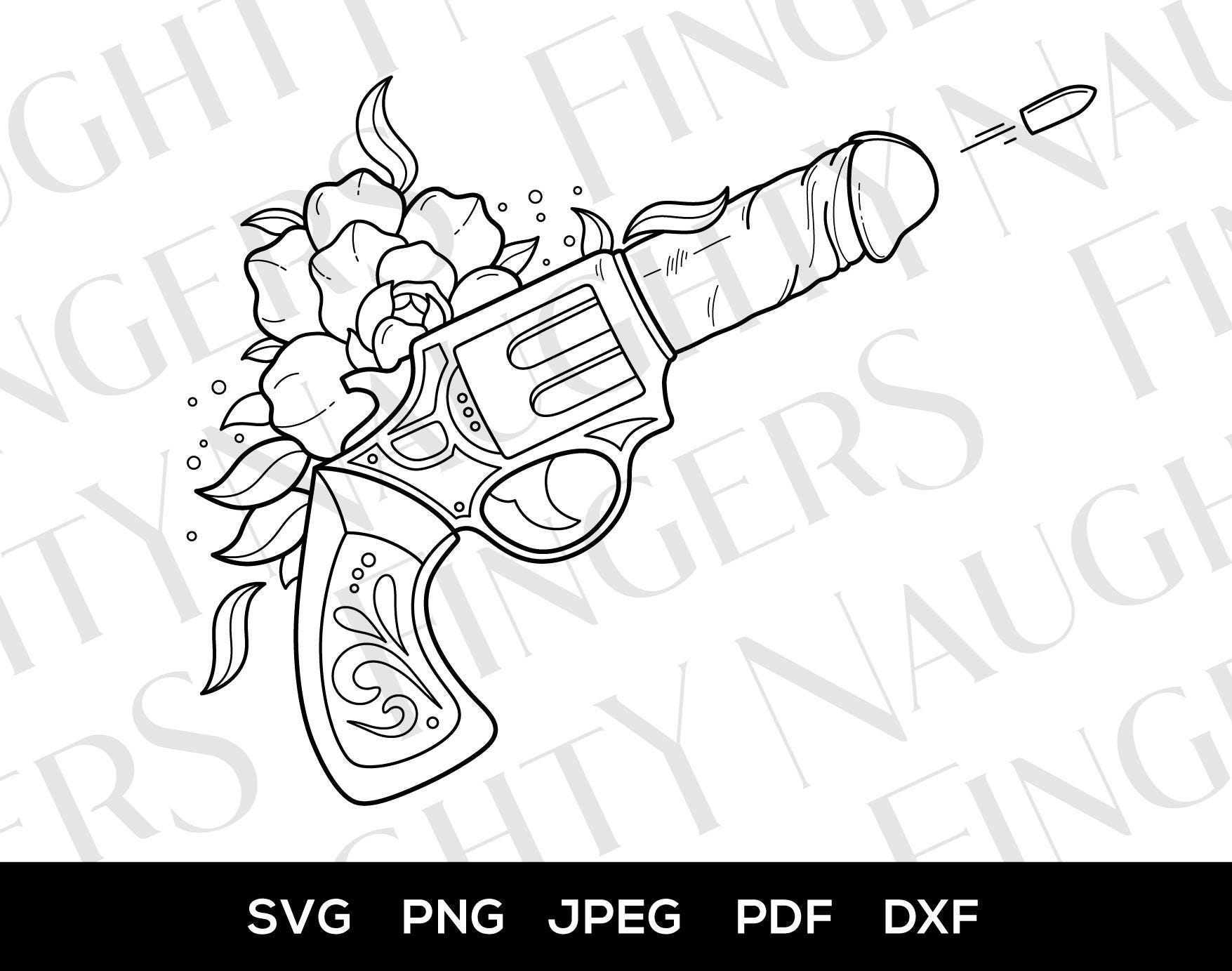 Penis Svg Penis Clipart Dick Svg Png Silhouette Erotic Art Cut File For Cricut Digital