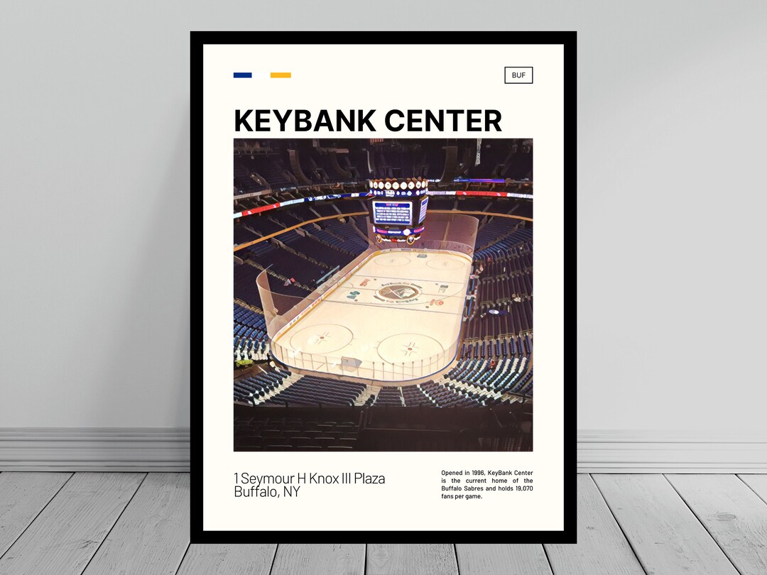 Keybank Center Print Buffalo Sabres Poster NHL Art NHL Arena Poster ...