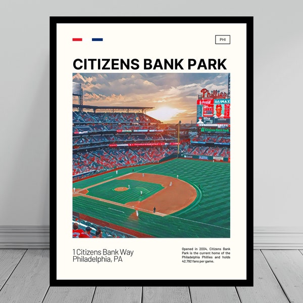 Phillies Field Citizens Bank Park - Etsy