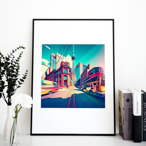 Toronto Abstract Street 1, Toronto Poster, Printable Wall Art, Aspect ...
