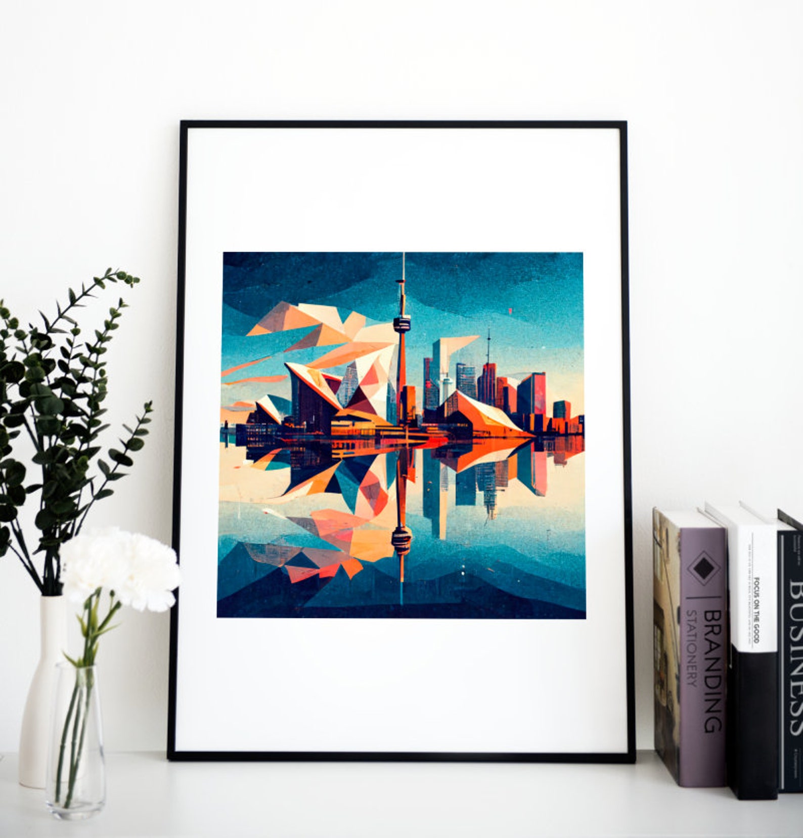 Toronto Abstract Waterfront 2, Toronto Poster, Printable Wall Art ...