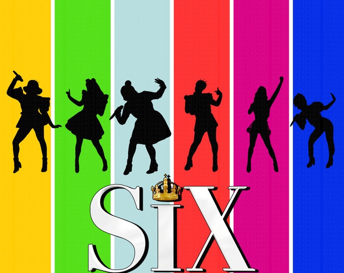 SIX the Musical 2 Designs - Etsy
