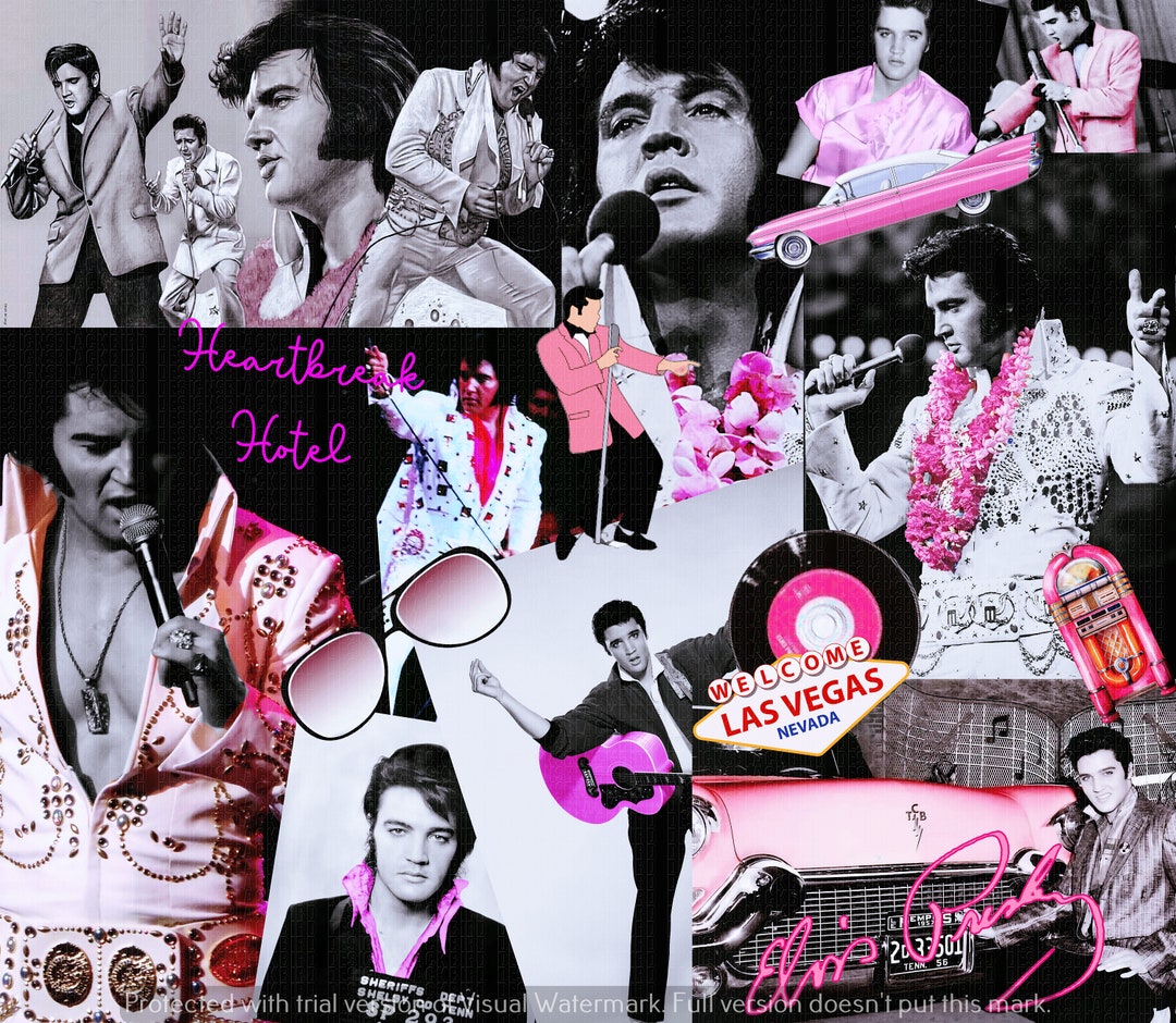 Elvis Collage Tumbler Wrap - Etsy