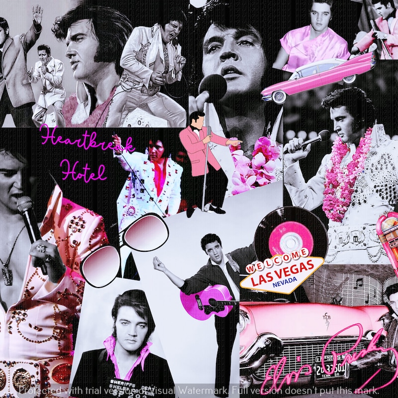 Elvis Collage - Etsy