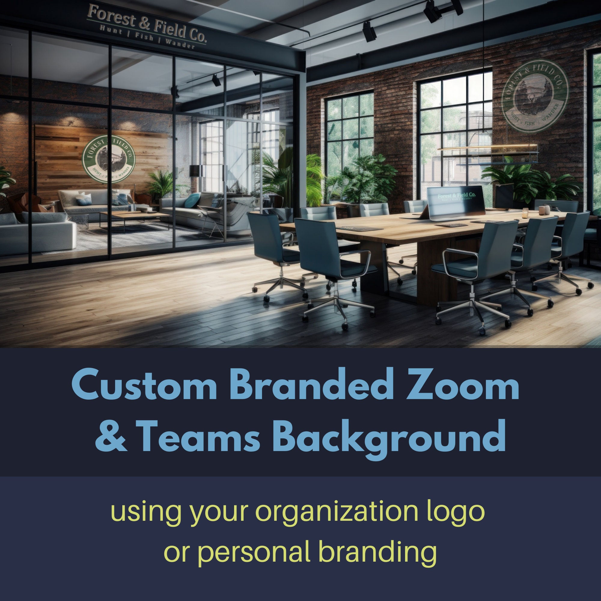 Custom Zoom Background | Your Branding | Offices - Content Creator ...