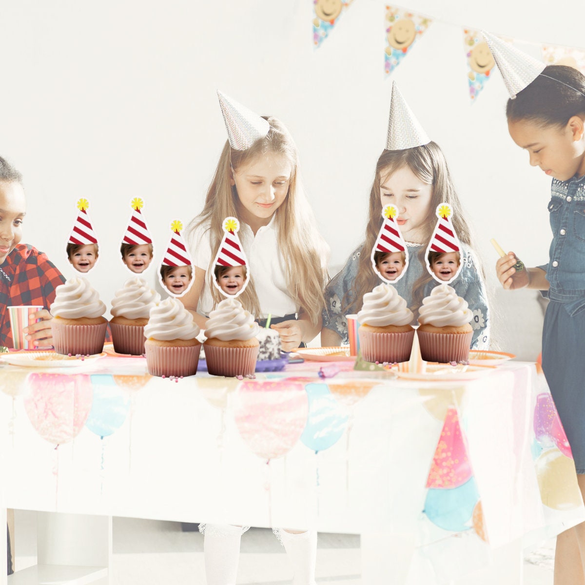 Custom Head Cake Topper Digital File Photo Cake Topper Digital File ...