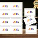 Kids Calling Card Template, Printable Play Date Card for Girl or Boy ...