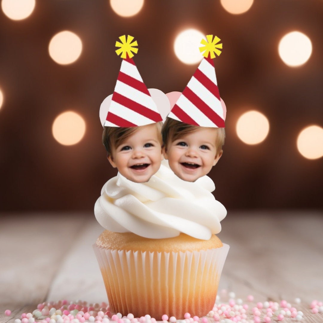 Custom Head Cake Topper Digital File Photo Cake Topper Digital File ...